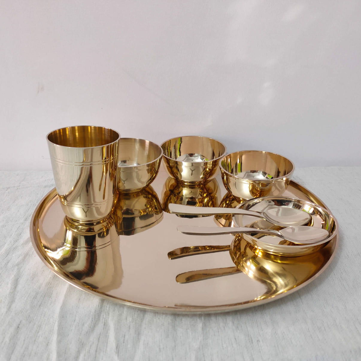 Kansa thali set 13 – TansoCraft